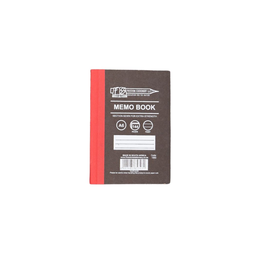 Hard Cover A6 144p Feint - Stationery Express