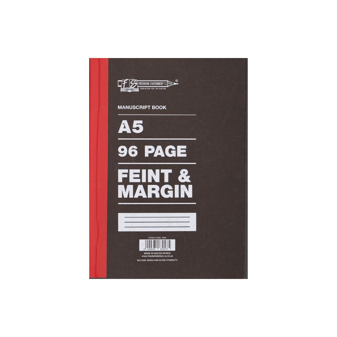 Hard Cover A5 96p Feint Ruled - Stationery Express
