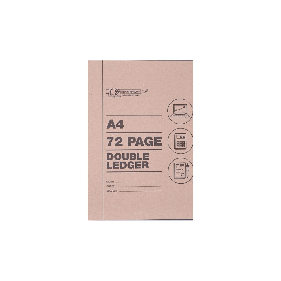 Bookkeeping A4 72p Double Ledger - Stationery Express