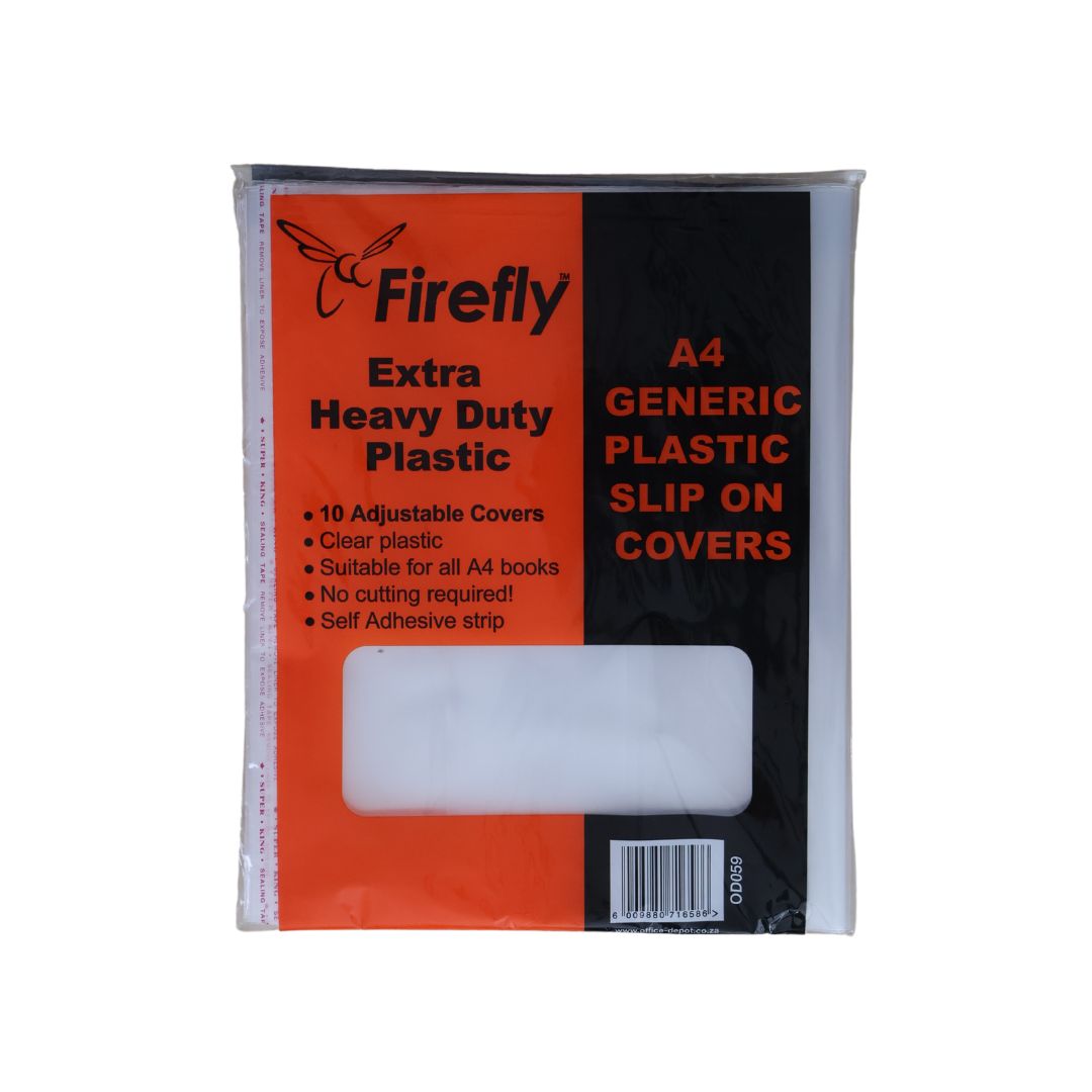 Book Covers A4 Pre-Cut Plastic (Pack of 10) - Stationery Express
