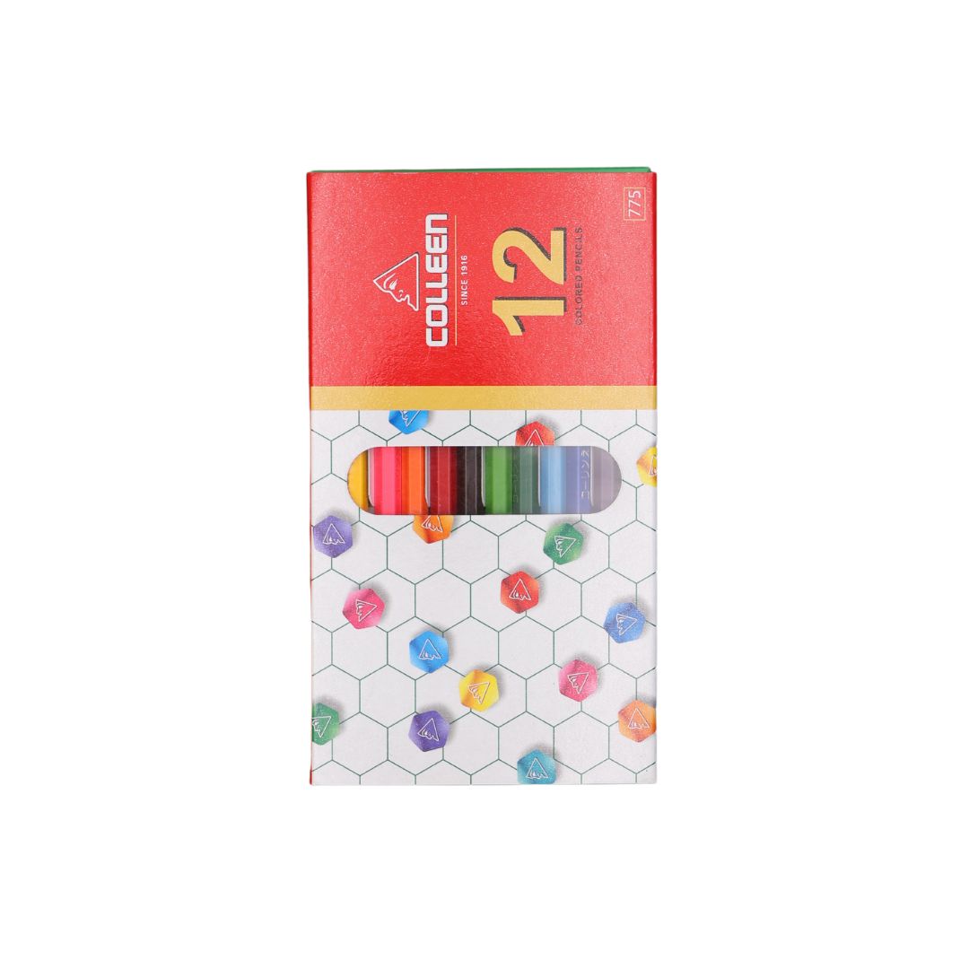 Pencil Crayons Colleen 12 Pack - Stationery Express