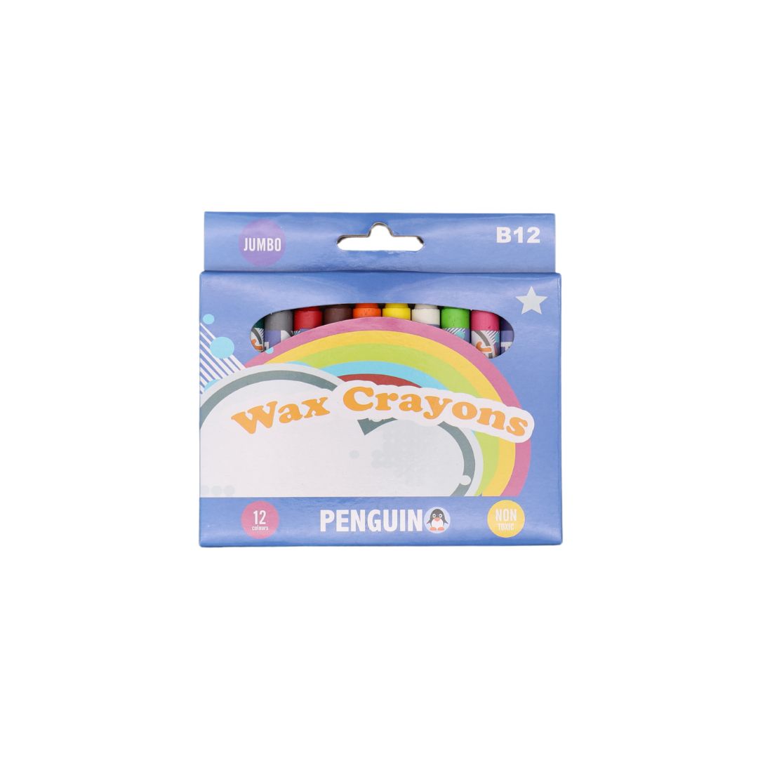 Wax Crayons Assorted Medium Pack of 10 - Stationery Express