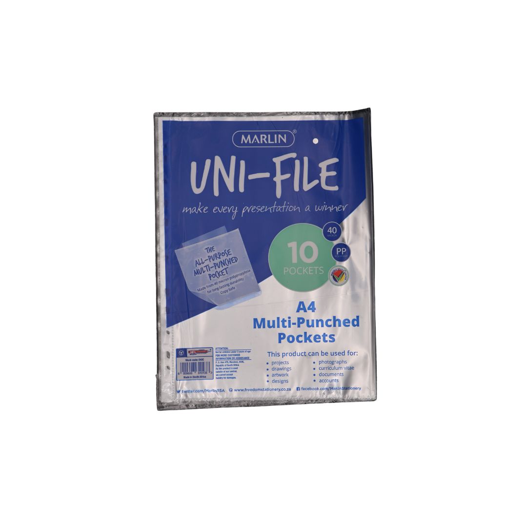 Filing Pockets A4 Pack of 10 - Stationery Express